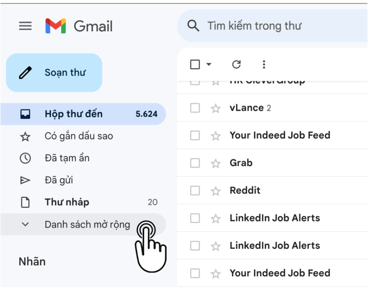 Tạo nhãn Gmail tiết kiệm thời gian và quản lý Gmail hiệu quả