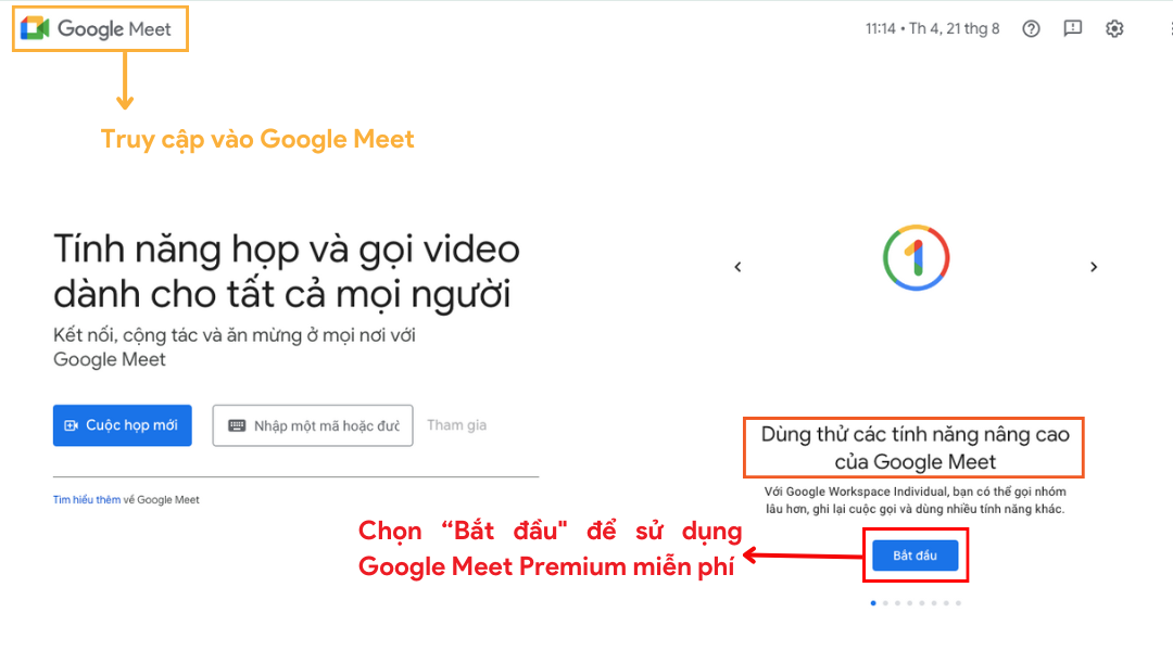 Google Meet Premium: Ưu điểm và các tính năng nâng cao